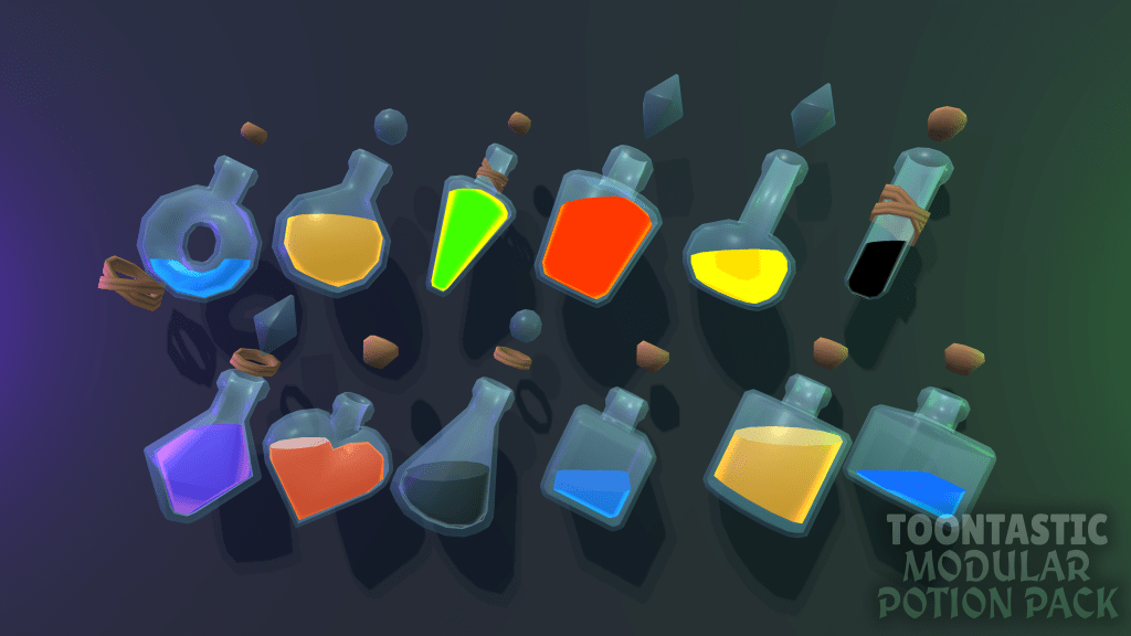 ToonTastic Modular Potion Pack – Akduman